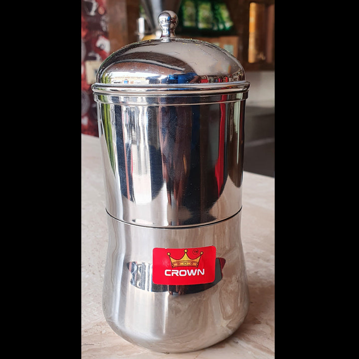 STEEL/BRASS SOUTH INDIAN COFFEE MAKER – Panduranga Coffee Works