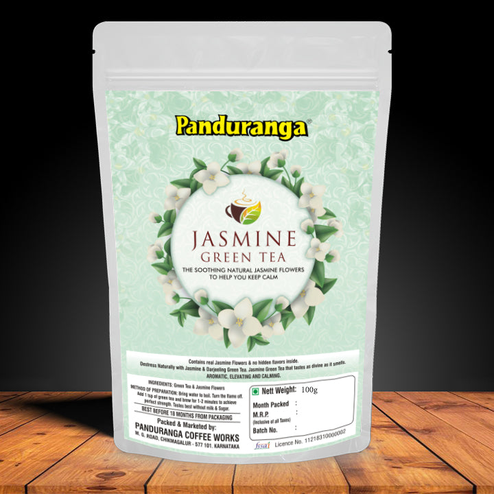 JASMINE GREEN TEA (100g) – Panduranga Coffee Works